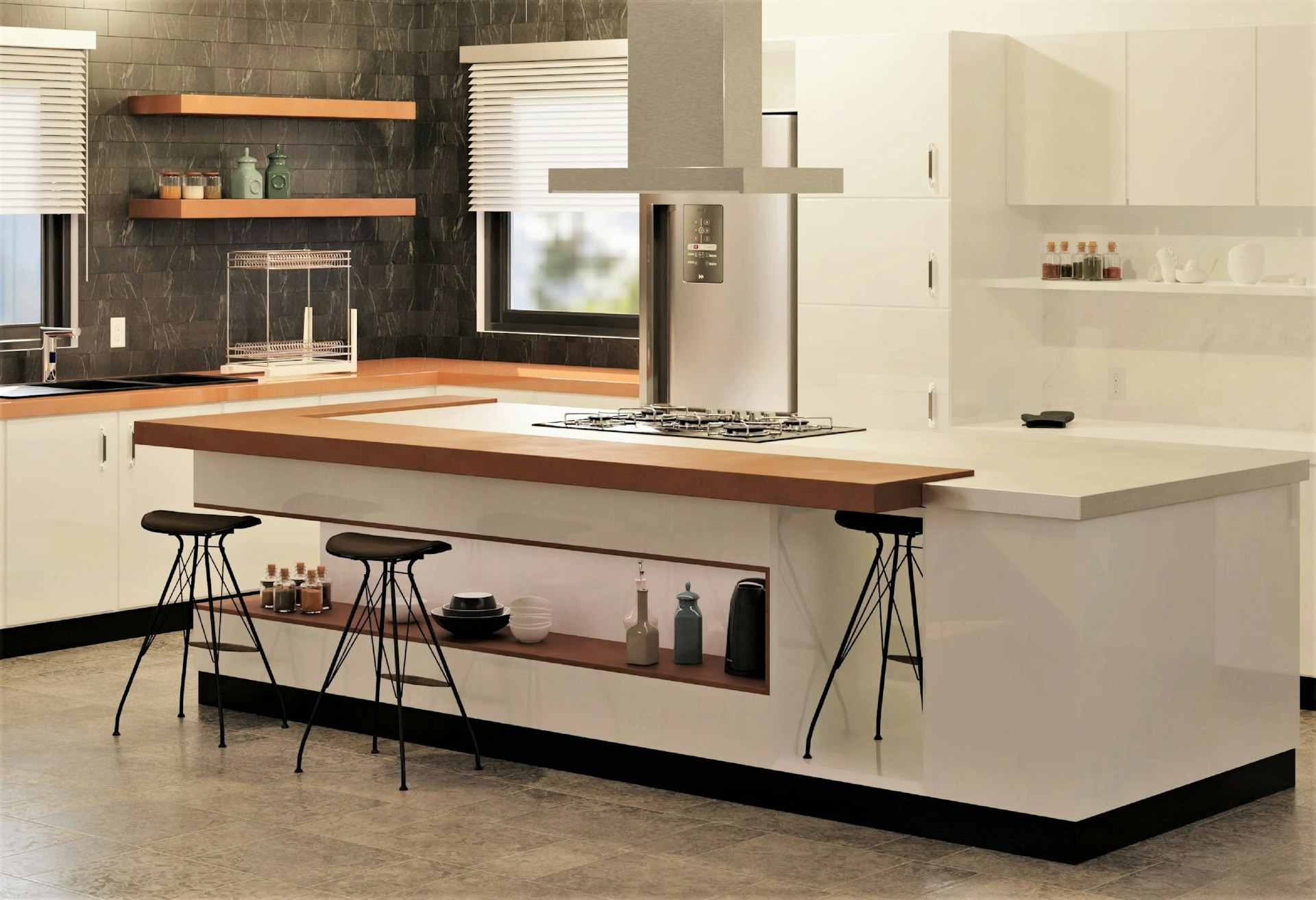 Kitchen Units, Base & Wall Cabinets | TFP Mauritius
